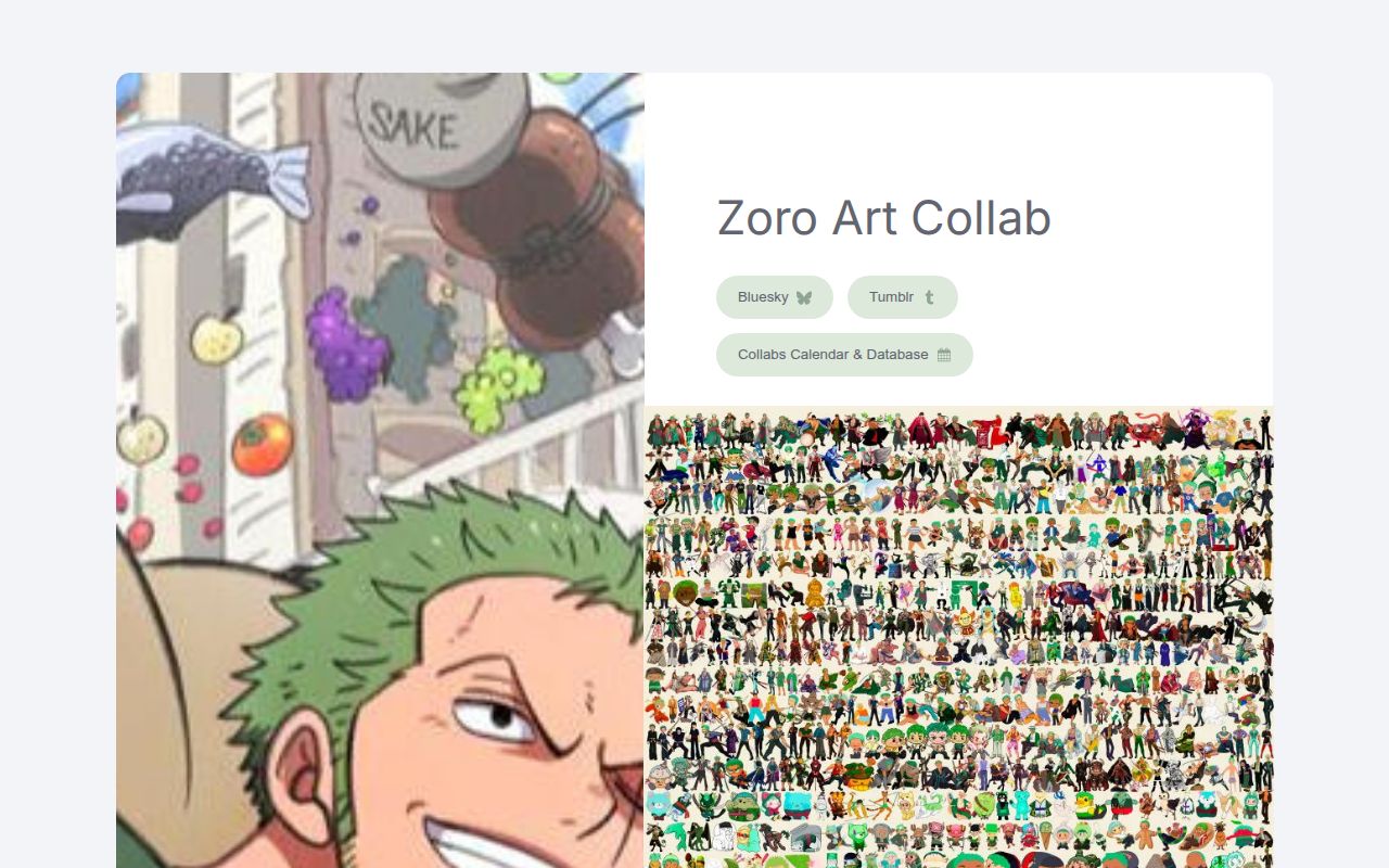 Zoro Art Collab